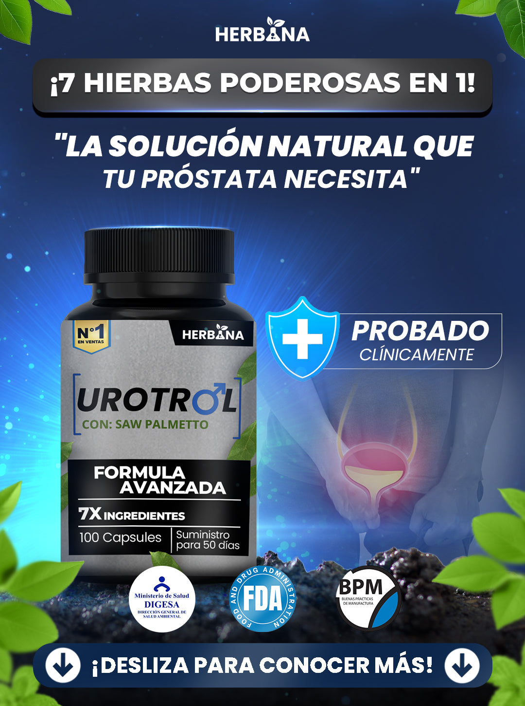 Urotrol ''Formula mejorada y natural'' – Herbana